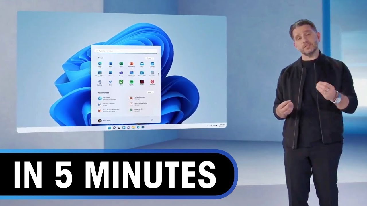 WINDOWS 11! Watch world-first reveal (full Microsoft live clip) - YouTube