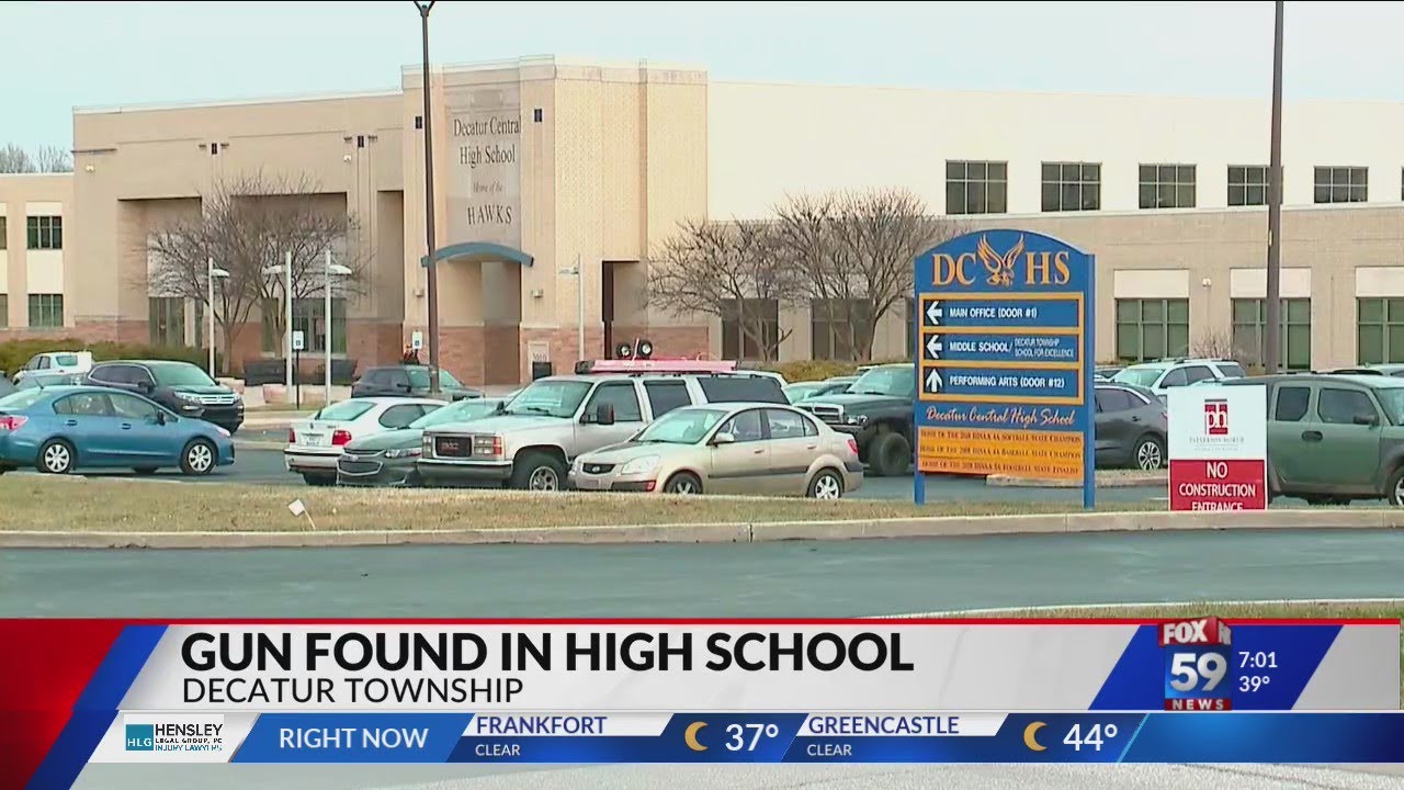 Students detained after gun found on Decatur Central High School campus ...