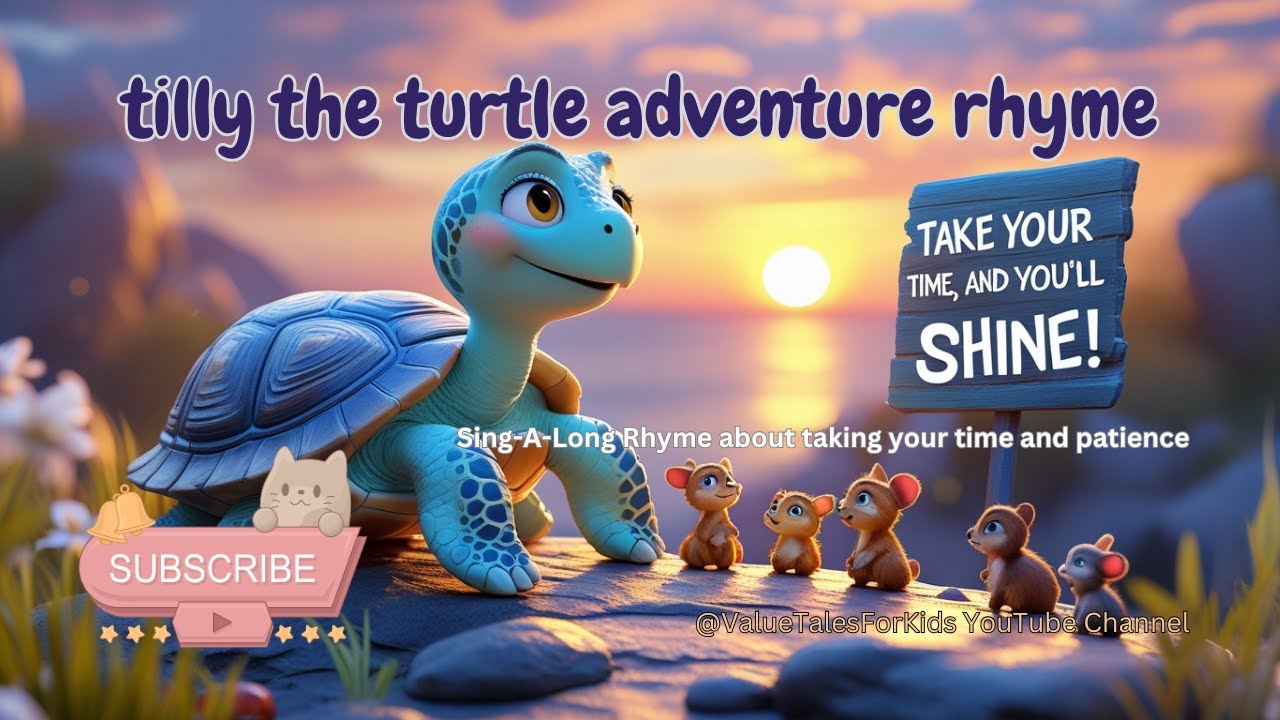 🎵🐢 Sing Along with Tilly the Turtle! 🐢🎵 Nursery Rhyme | Kids Song - YouTube