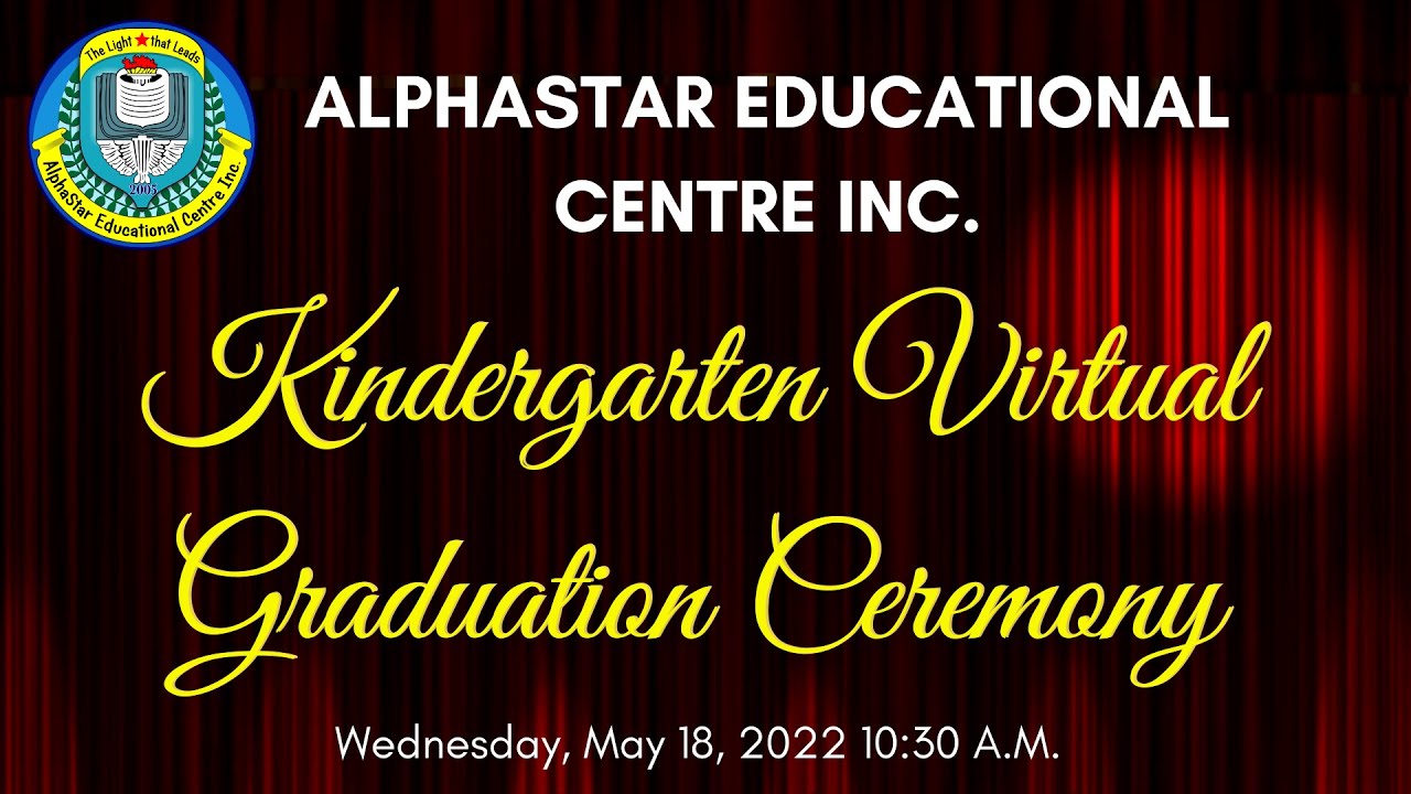 KINDERGARTEN GRADUATION CEREMONY 2022 - YouTube