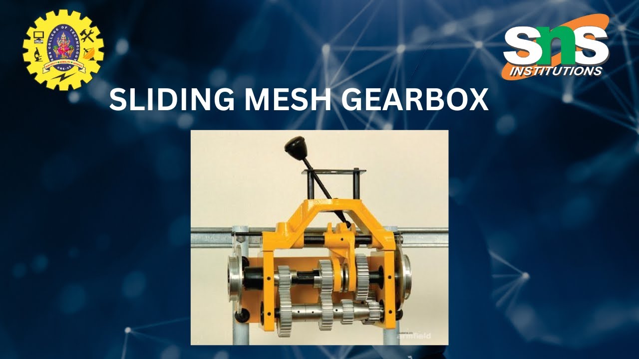 Sliding Mesh Gearbox│Dr.M.MOORTHI │AP/AUTO/ SNSCT│SNS Institutions ...