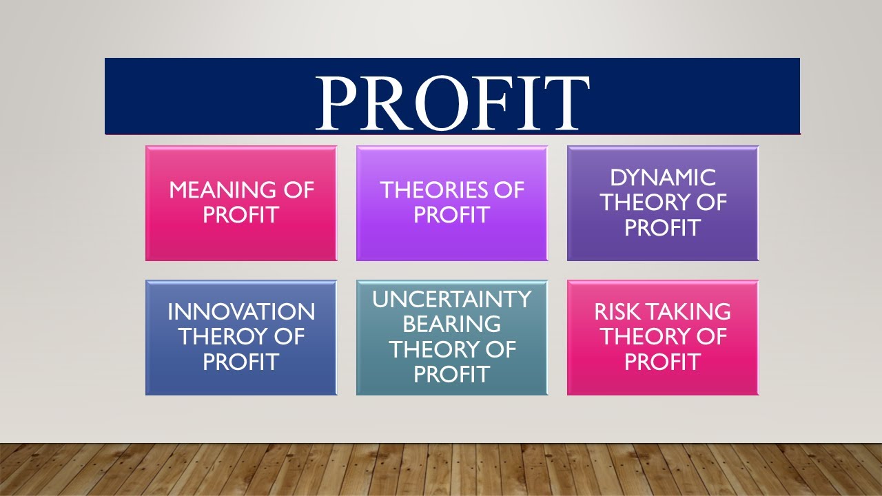 THEORIES OF PROFIT AND CONCEPT OF PROFIT/COMPLETE TOPIC OF PROFIT - YouTube