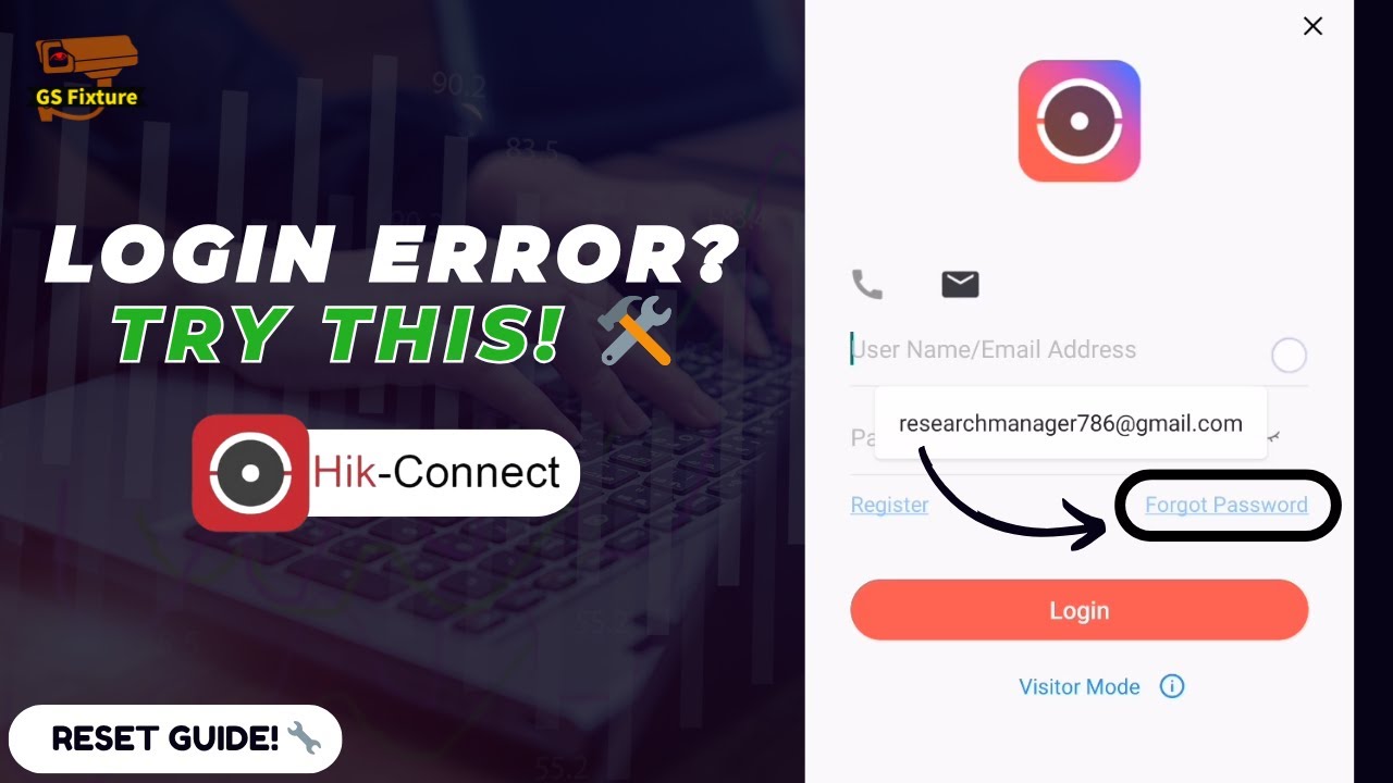 Hik Connect Login Issue Fixed ID & Password Reset Method #cctv #hikvision #hikconnect #dvr - YouTube