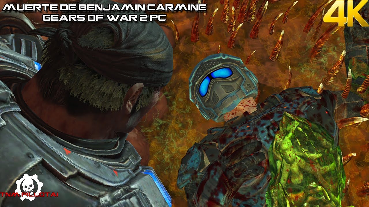 MUERTE DE BENJAMIN CARMINE | GEARS OF WAR 2 PC | 4K - YouTube