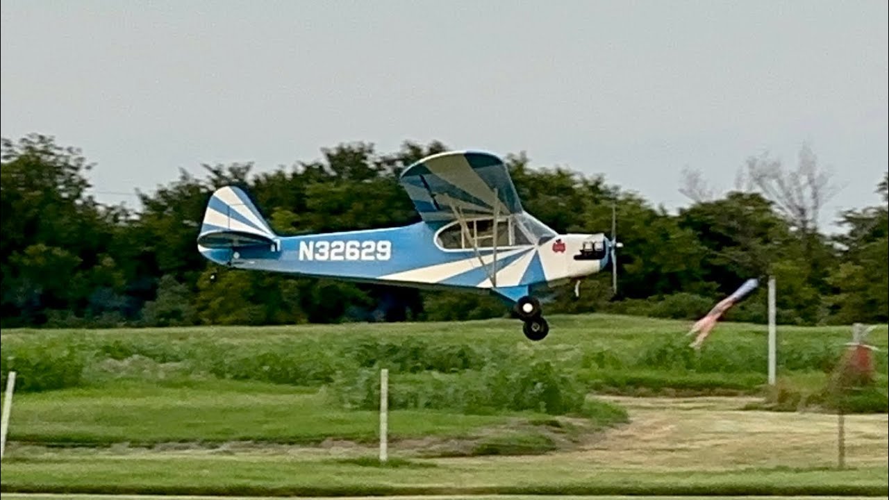 Sig 1/4 scale Clipped Wing Cub Re-Maiden - YouTube