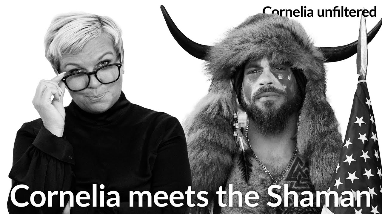 Live - Cornelia meets the Q shaman Jake Angeli- Chansley - YouTube