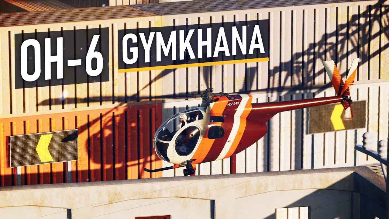 OH-6 Gymkhana - The Ultimate Obstacle Course | DCS - YouTube
