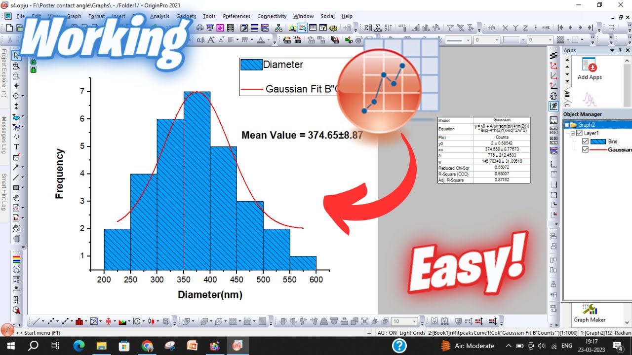 How To Make SEM Particle Size Distribution Histogram In Origin Pro how-to-make-sem-particle-size-distribution-histogram-in-origin-pro