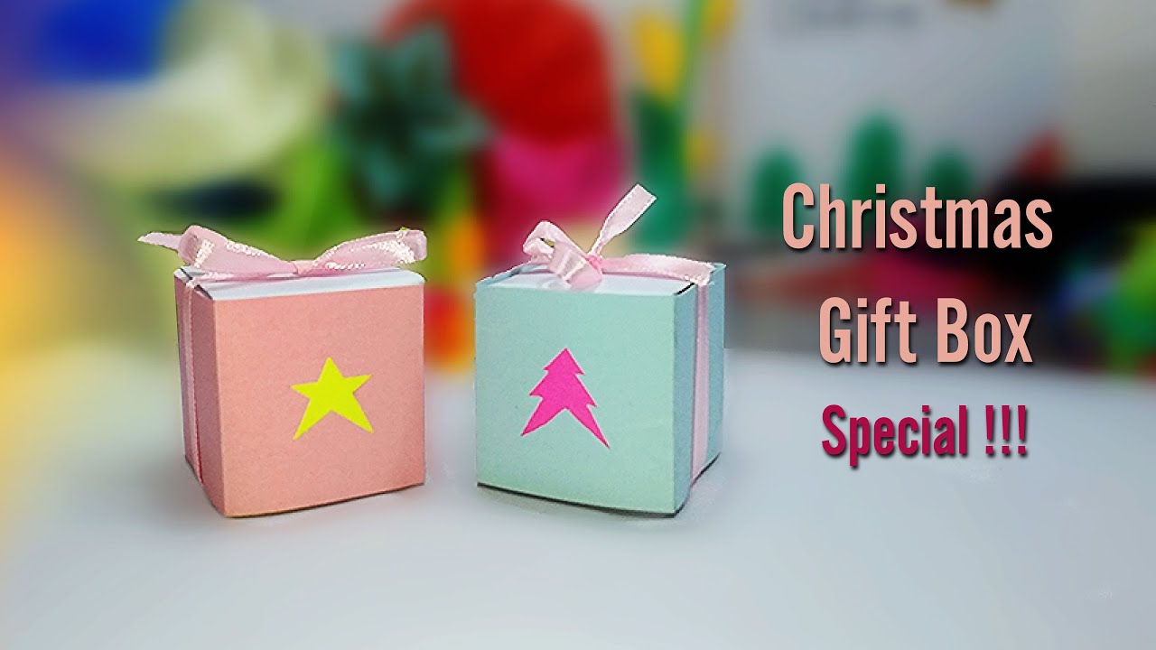 How To Make Christmas Gift Box With Paper Christmas Special Mini Gift How To Make Christmas Gift Box With Paper Christmas Special Mini Gift