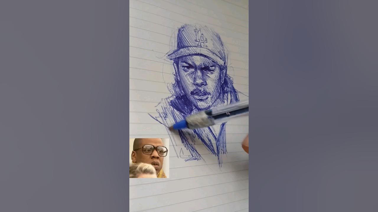 Drawing Eazy E 💥😱💥🔥#eazye#icecube#westside#90srap#rappers#shortsvideo# ...