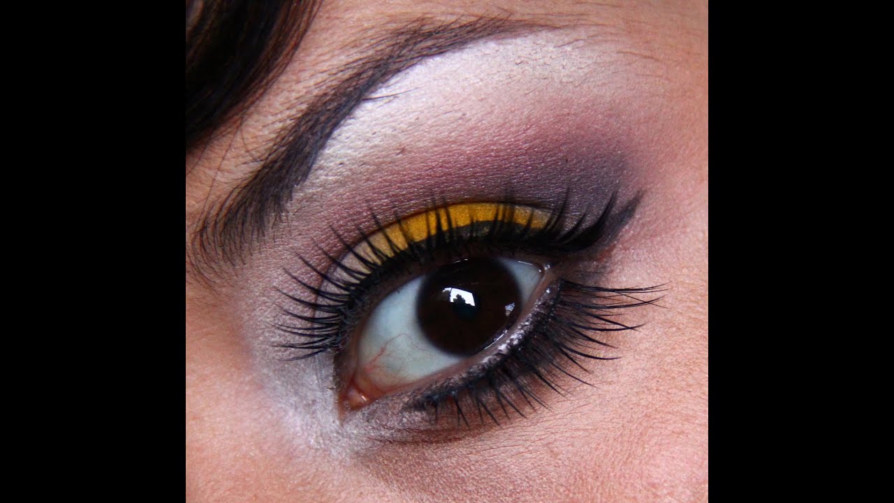 Butter cupcake with cinamon frosting makeup tutorial - YouTube