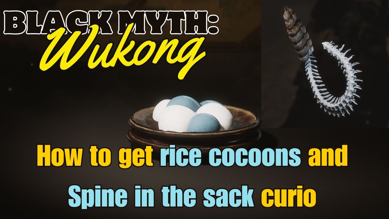 Black Myth: Wukong - How to get FAST Rice Cocoons and Spine in the Sack ...