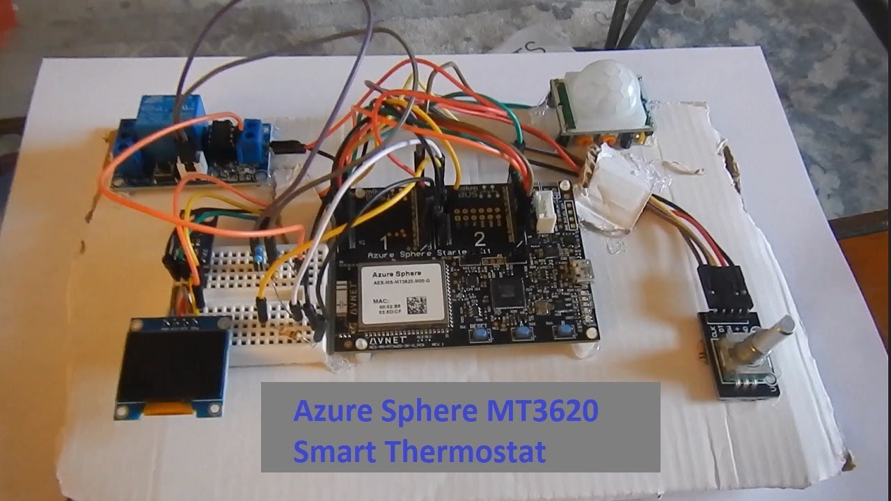 Azure Sphere Avnet MT3620 Smart Thermostat | Raspberry Pi Grafana Influxdb | ECE3710 Final ...