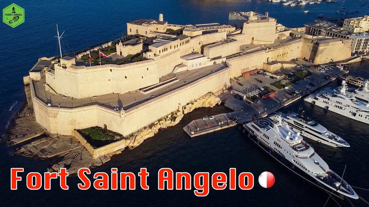 Fort St. Angelo Vittoriosa Malta - YouTube