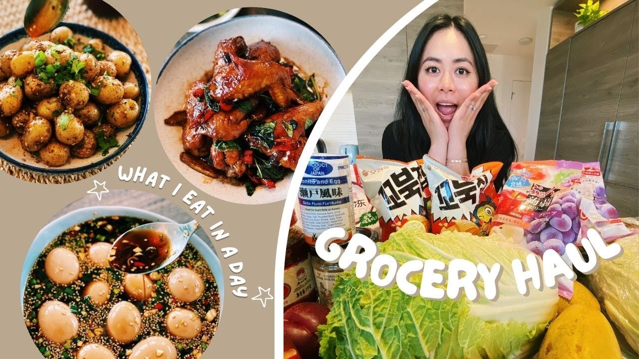 TiffyVlogs #2 | HUGE Grocery Haul, What I Eat In a Day, and Recipe ...