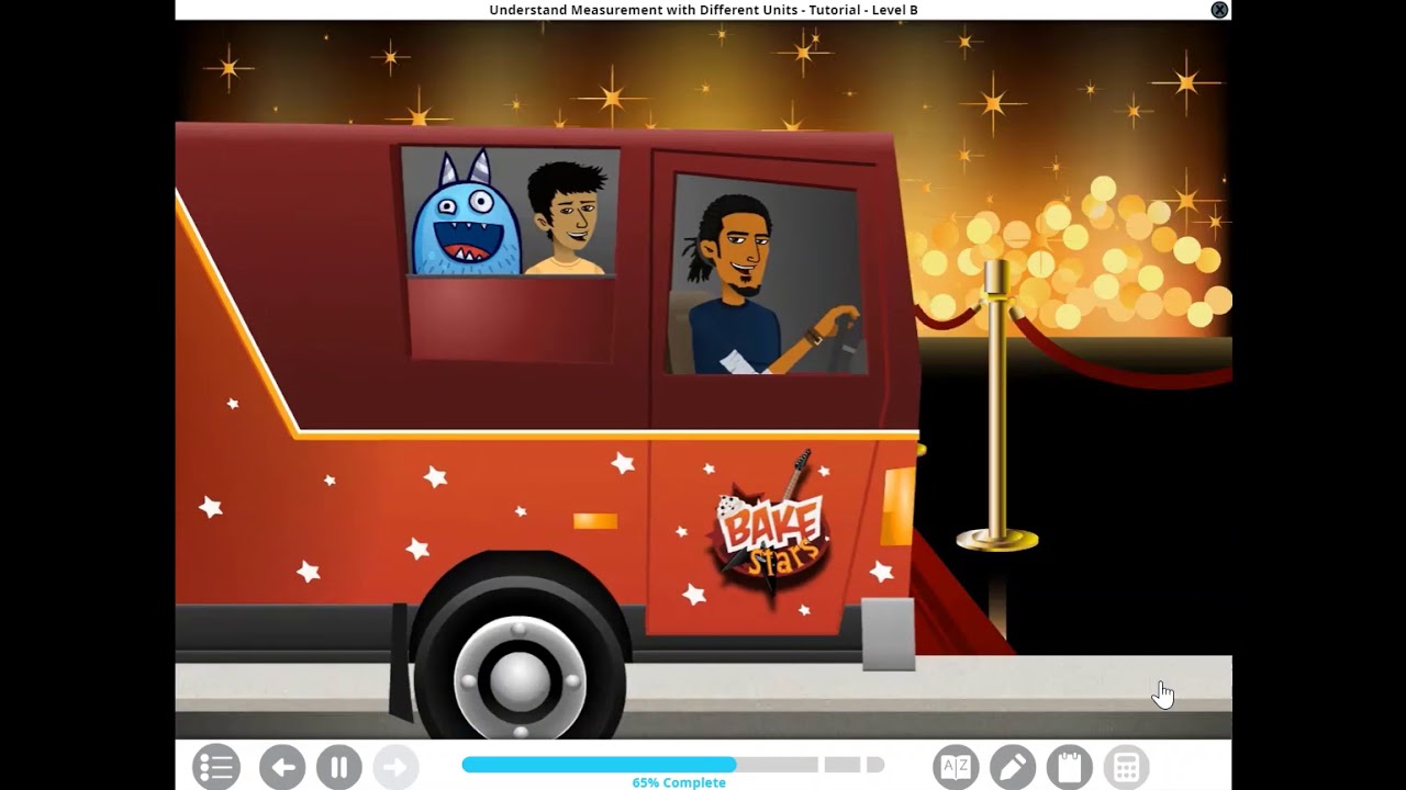 IReady bake stars Comparing inches and centimeters - YouTube