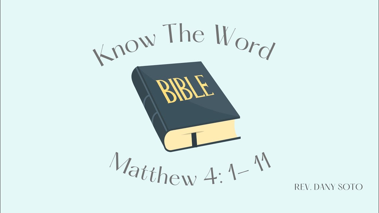 LBCM Service - May 28, 2023 - Know The Word - Reverend Dany Soto - YouTube