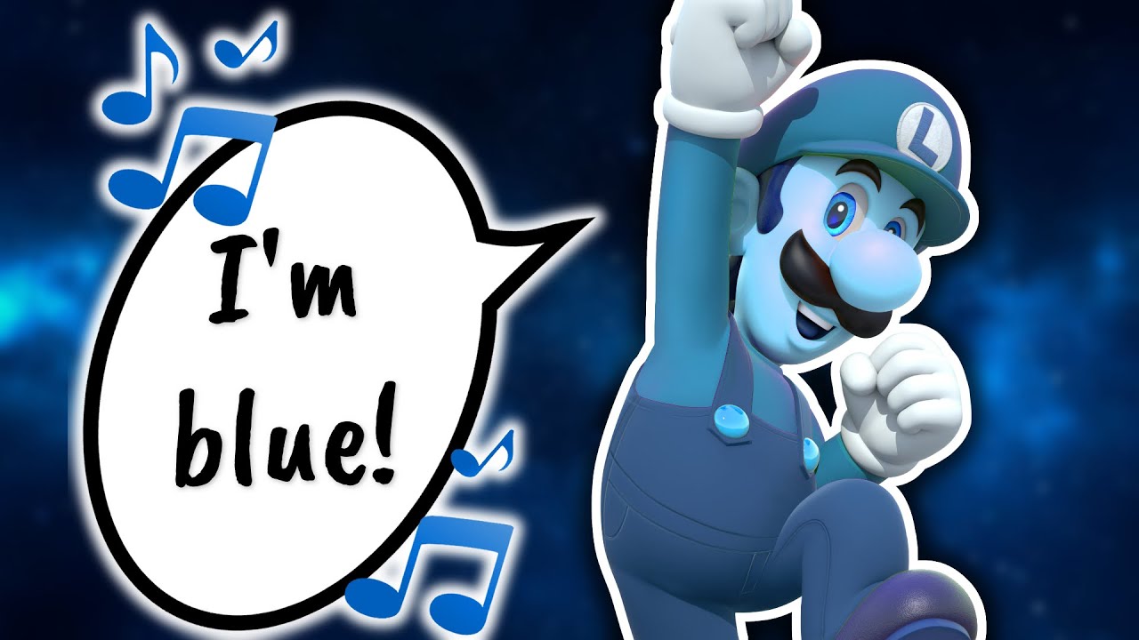 Luigi sings Blue (AI cover)🍤 (reupload) - YouTube