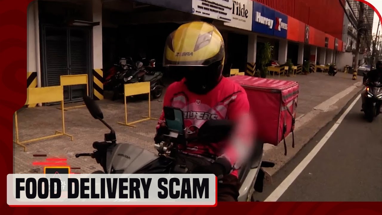 Ilang food delivery rider, tinatangay ang order ng mga customer - YouTube