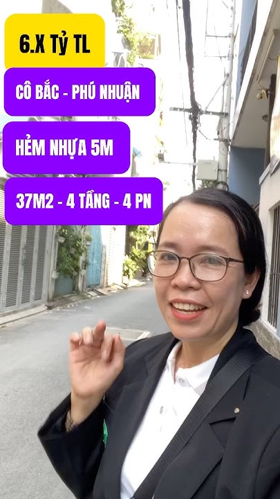 Nhà đẹp - Phú Nhuận - Hẻm nhựa 5m - 4 tầng - 4PN - Chỉ 6.X T ỷ TL #buikimkhoa #nhadatgiare - YouTube