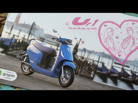 摩特動力PGO首款與Gogoro合作電動機車Ur1登場！實車動眼看 - YouTube