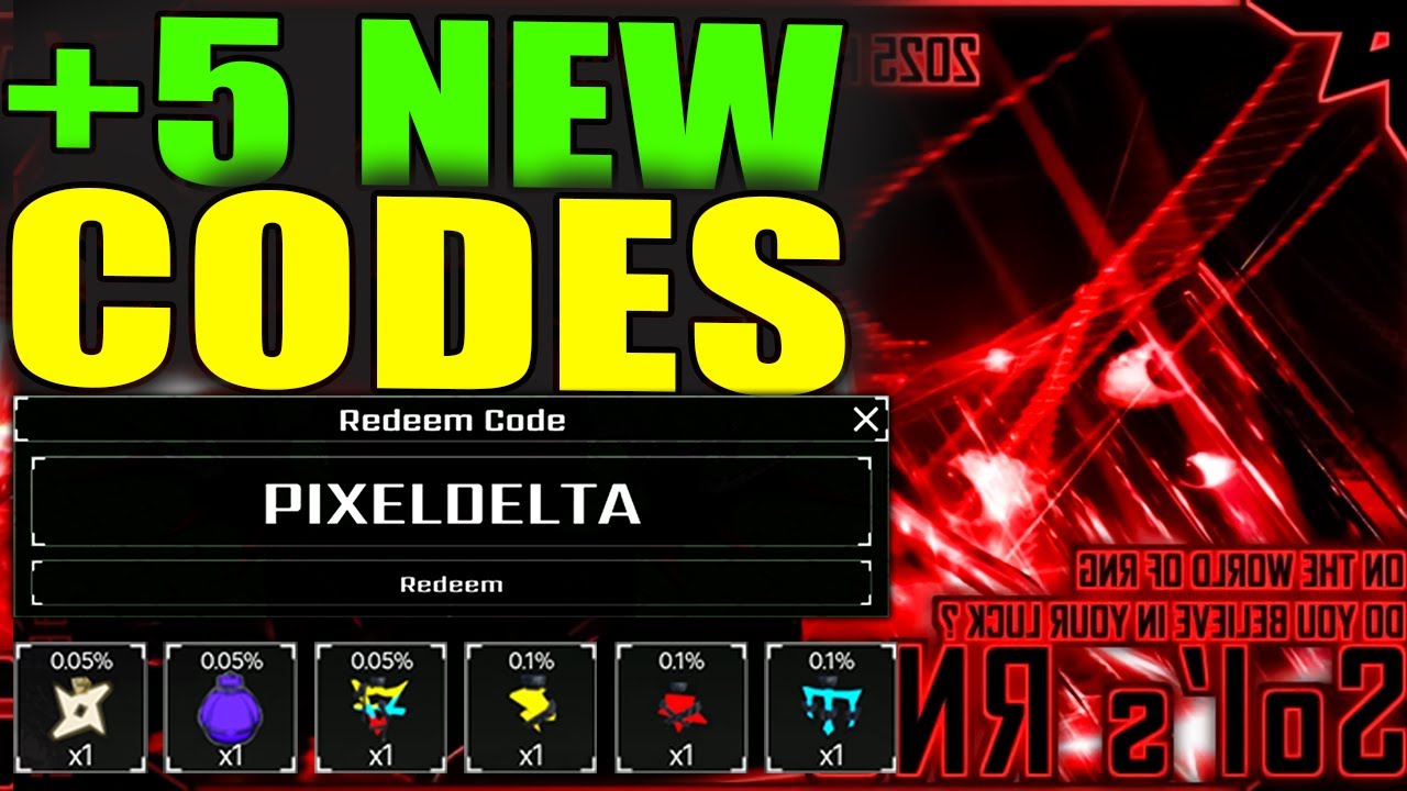 *+5 NEW* ALL WORKING CODES FOR SOL'S RNG IN NOVEMBER 2025! ROBLOX SOL'S ...