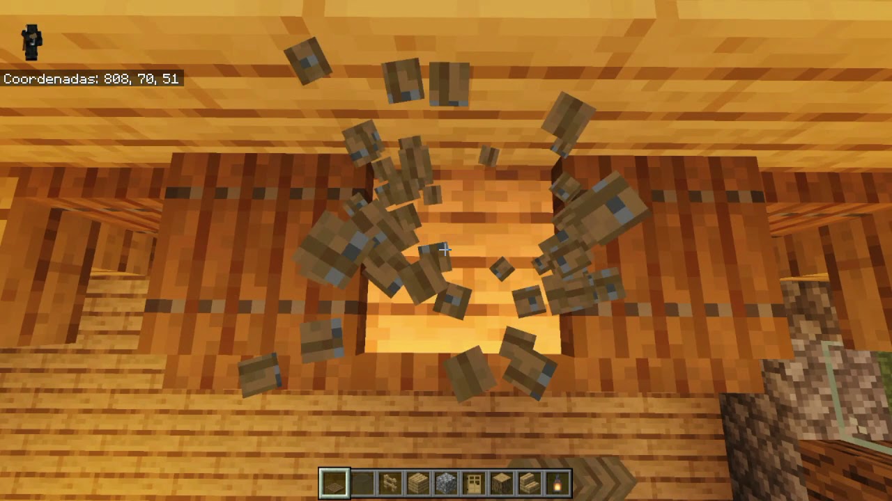 Haciendo una casa en una grieta (Minecraft) - YouTube