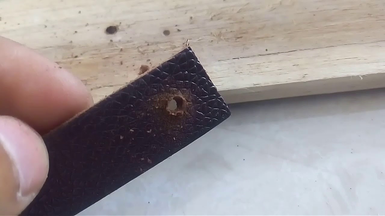HOW TO MAKE A SIMPLE LEATHER RING - YouTube