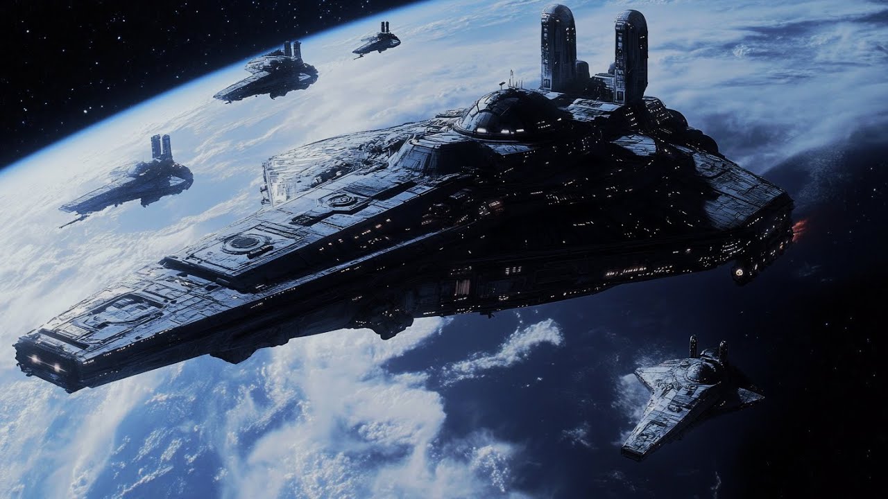 Hidden for Ages, a Human Supercarrier Surfaces—Triggering Galactic Alarm | Sci-Fi Vault - YouTube