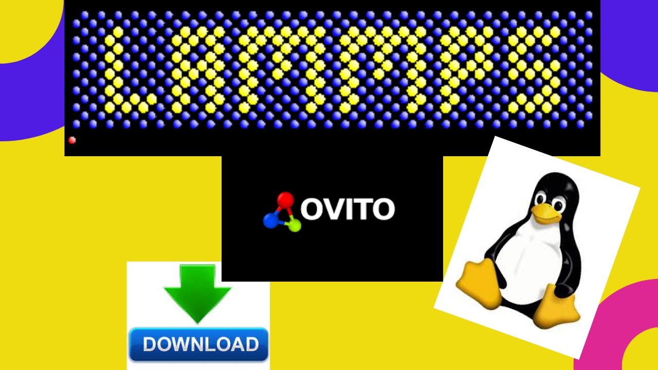 Download Lammps And Ovito In Linux Run A Simple Lammps Script Youtube