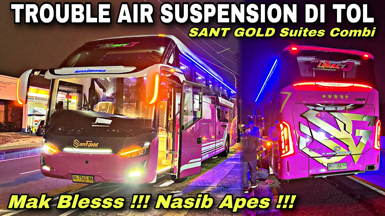 MAK BLESSS 😱 Nasib Apes Suites Combi , Trouble Air Suspension Di Tol ️ ...
