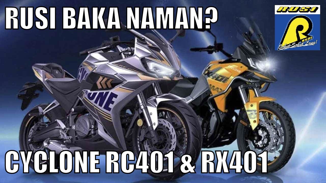 Rusi Zongshen Cyclone RC401 & RX401 - YouTube