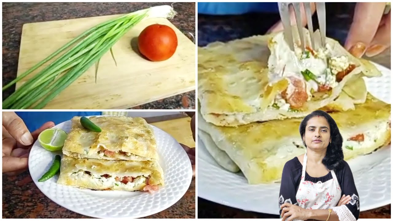 What is mutabbaq? Easy cheese mutabbaq recipe - YouTube