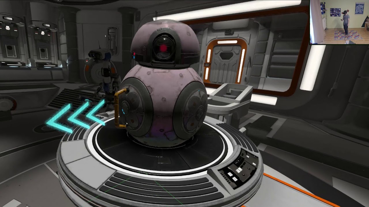 Star Wars: Droid Repair Bay VR - Awww, cute li'l BBs! - YouTube