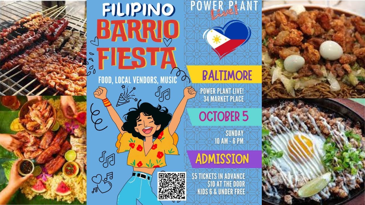 Filipino Barrio Fiesta 2025 - Market Place - Baltimore City - YouTube