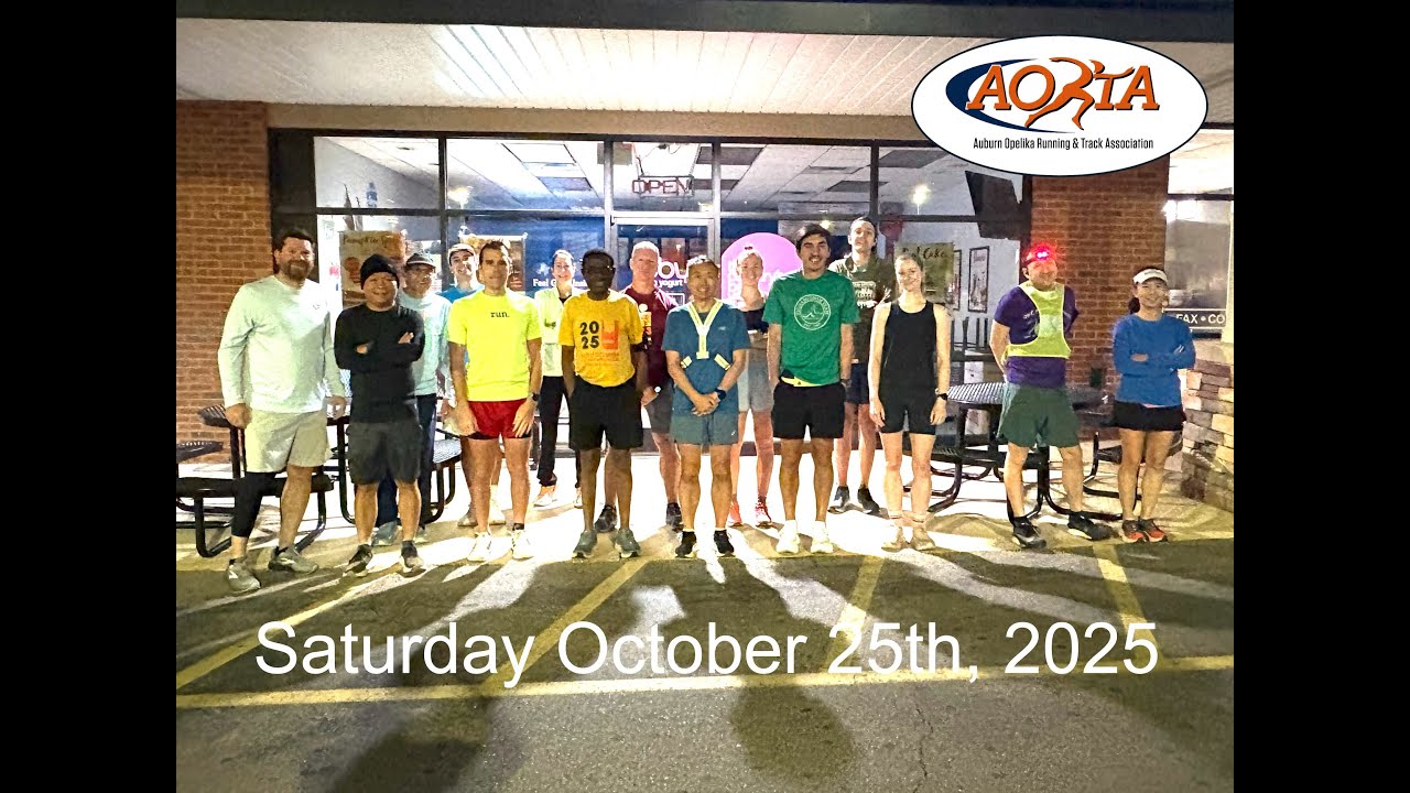 AORTA Saturday Group Run October 25, 2025 - YouTube