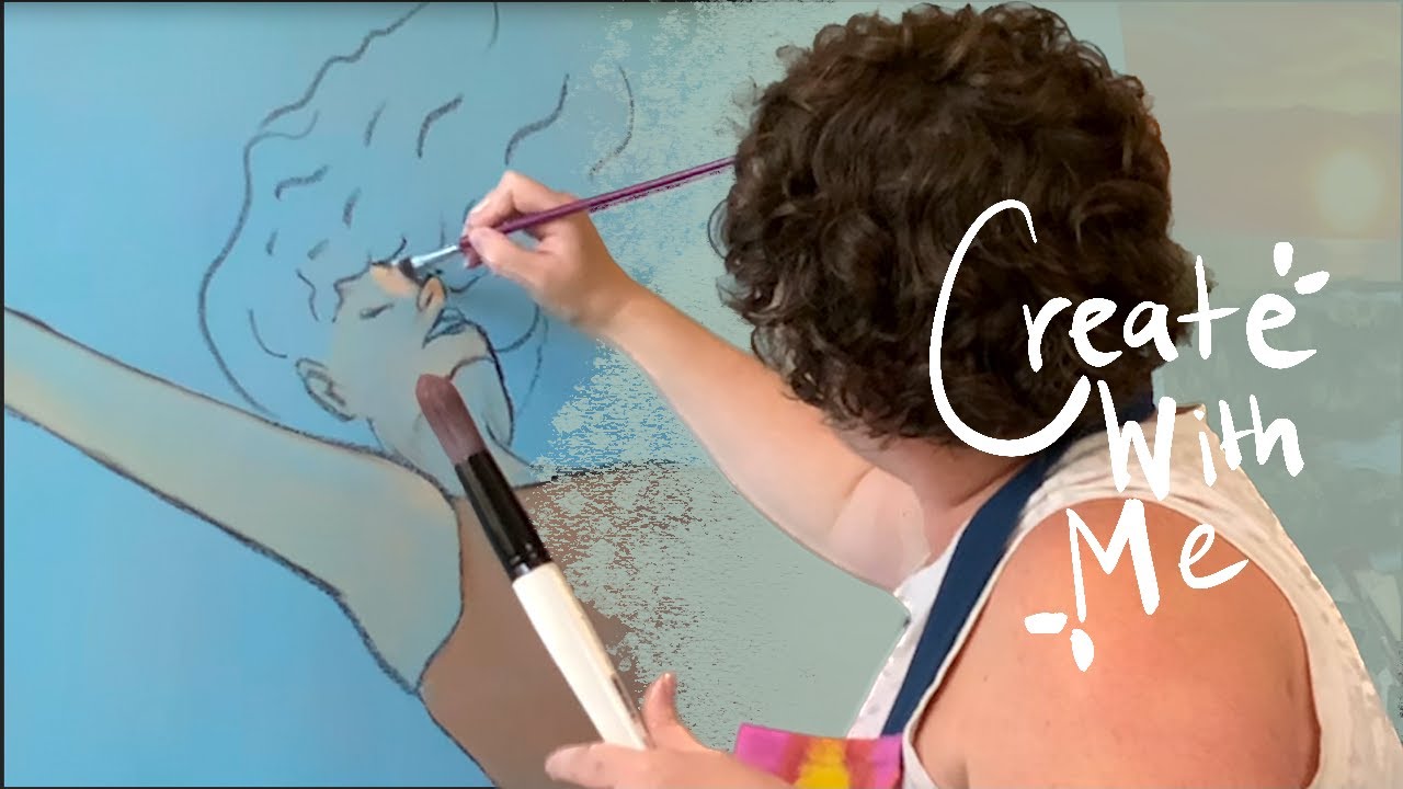 A week in my studio where I create artwork and talk about my art ...