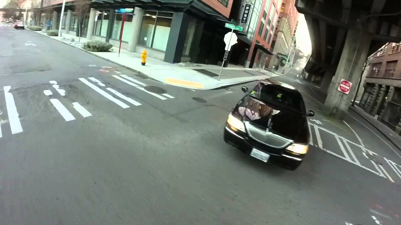 Share the Road, Seattle - Stop Sign Roller - YouTube