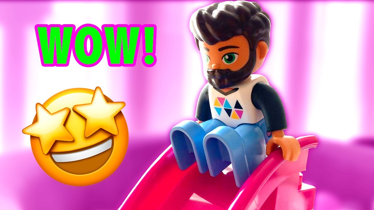 LEGO Bobby Tries FUN Slide | Toy Stories (Alive Toys) - YouTube