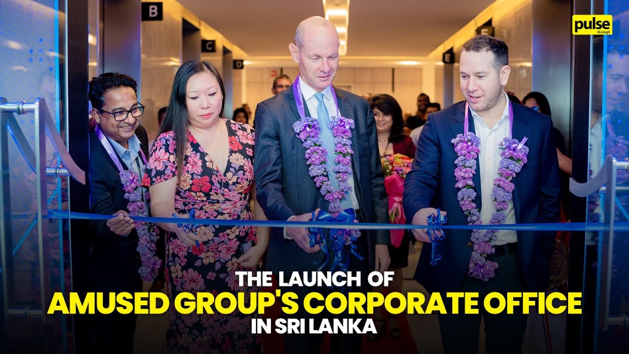 The Launch of Amused Group's Corporate Office in Sri Lanka - YouTube