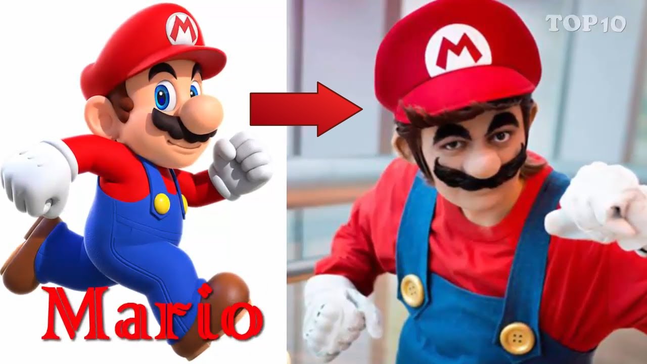 Super Mario In Real Life | Mario Bros Characters In Real Life | TOP 10 ...