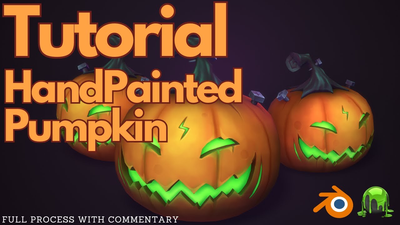 Handpainted Pumpkin Tutorial - YouTube
