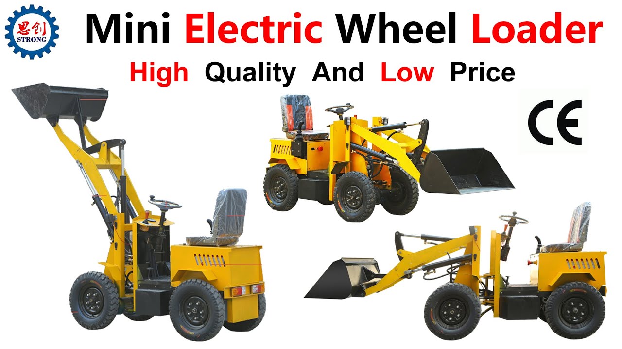 The Most Affordable Mini Electric Wheel Loader Made In China - YouTube