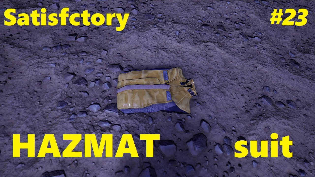 Satisfactory 1.0 Walkthrough #23 - Mycelium and Hazmat suit - YouTube