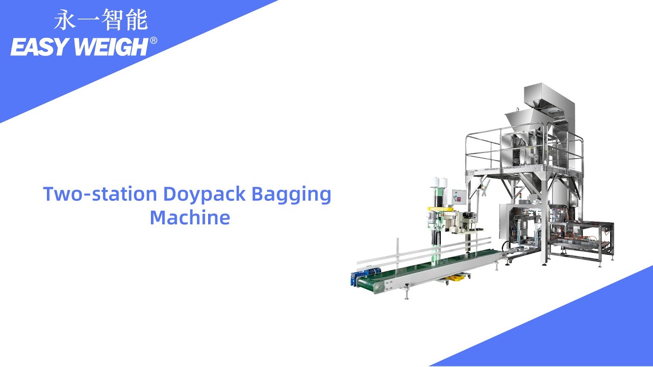 Sugar Packets Made Easy: Two-station Doypack Bagging Machine - YouTube