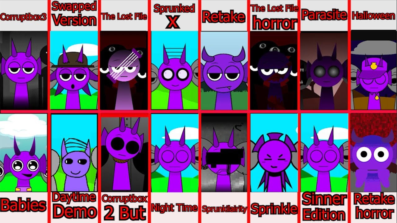 Incredibox-Sprunki Purple (Durple) in Popular Sprunki Mods - YouTube