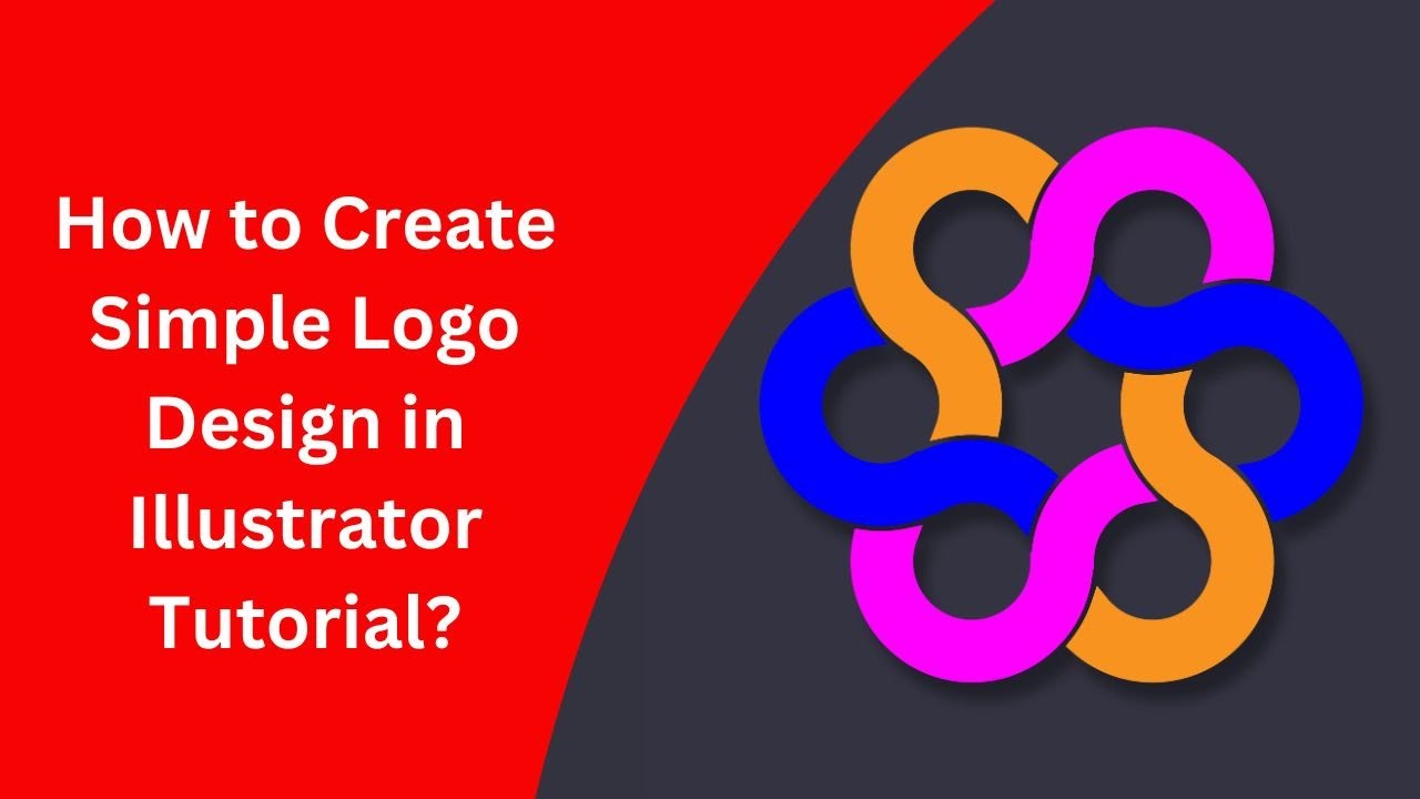 How to Create Simple Logo Design in Illustrator Tutorial? - YouTube