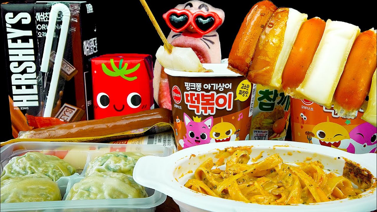 ASMR MUKBANG :) Eating Show with various menus in Convenience Stores ...