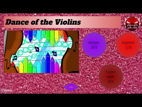 Beating the ENTIRE Pointercrate Demonlist! Level 358 - Dance of the ...