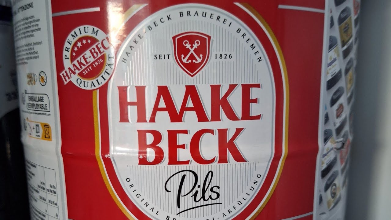 Haake Becks Pilsner 4.9% GERMANY 🇩🇪 Perfectdraft - YouTube